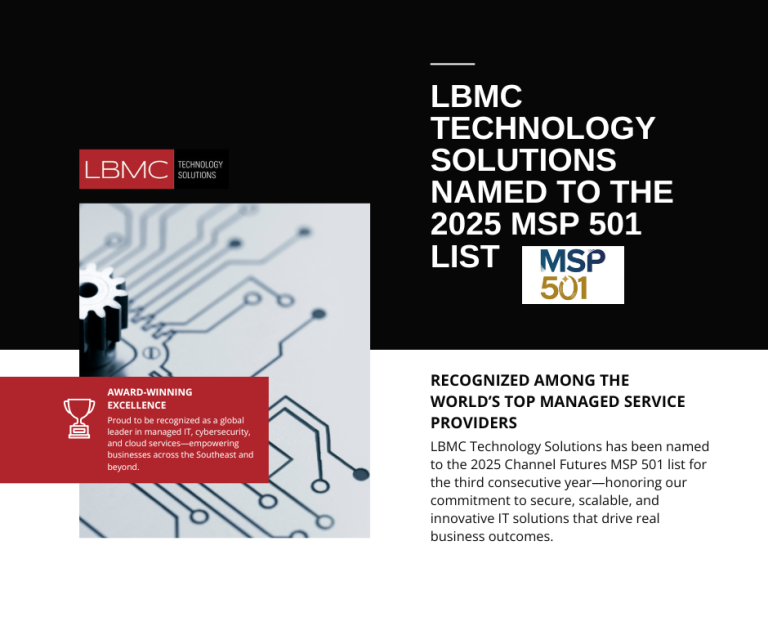 LBMC Tech is 2025 Channel Futures MSP 501 List